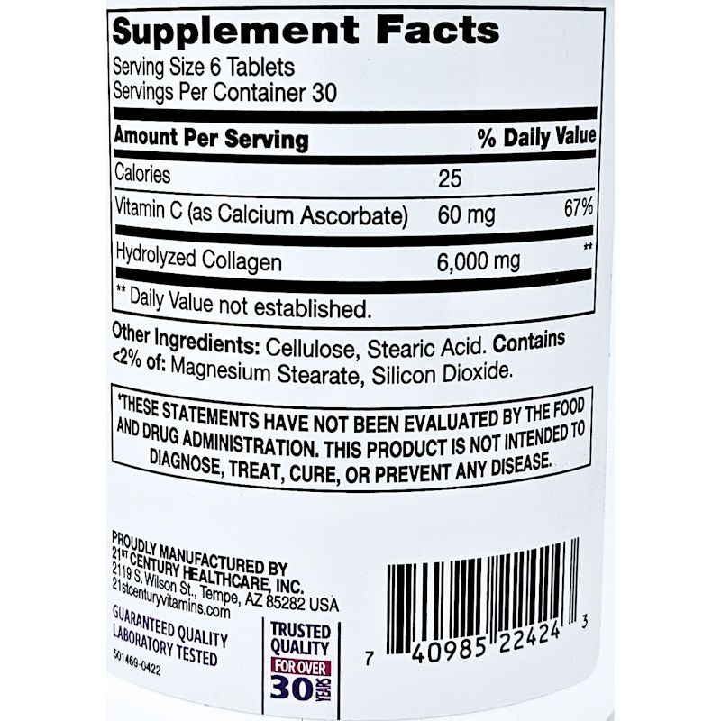 Super Collagen | 6000 mg | Plus Vitamin C - Hargraves Online Healthcare