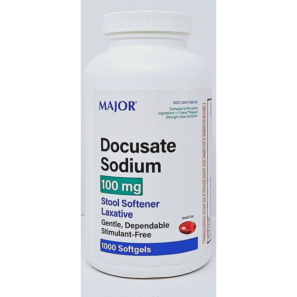 Docusate Sodium | 1000 Softgels - Hargraves Online Healthcare