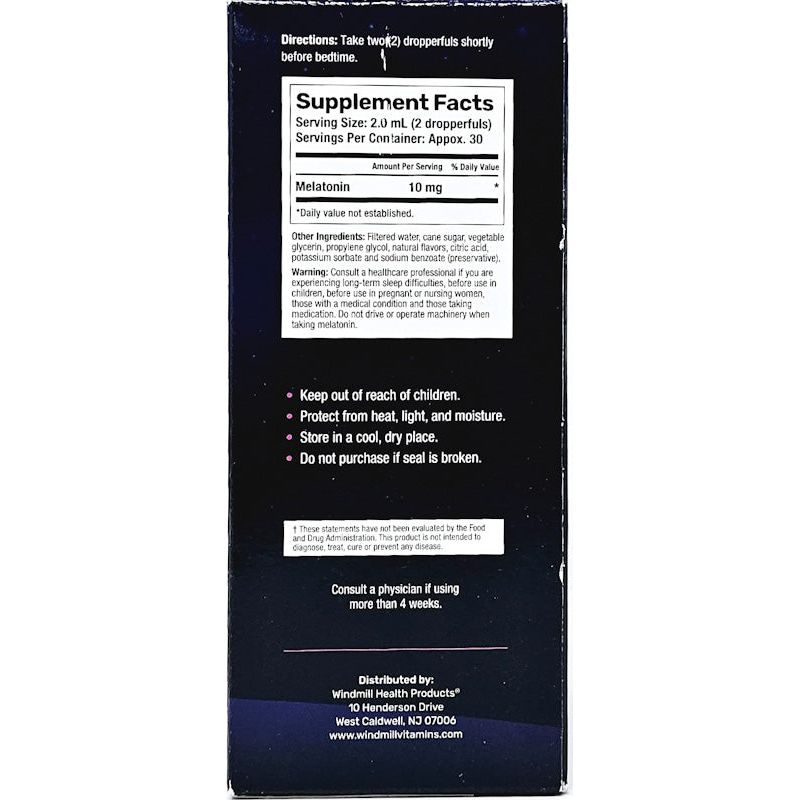 Melatonin | 10 mg | Liquid - Hargraves Online Healthcare
