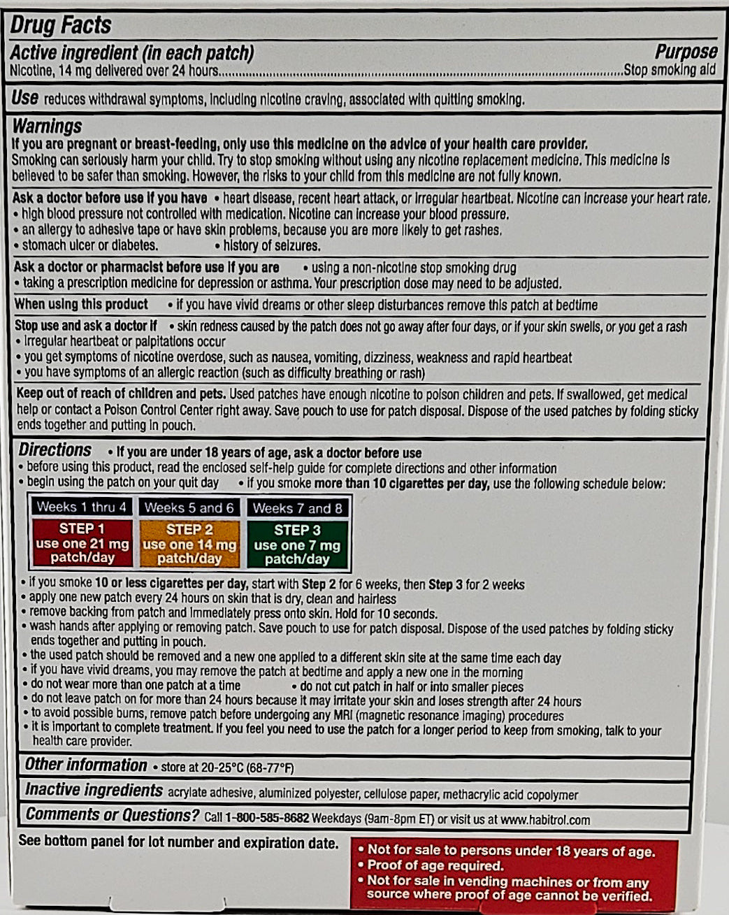 Nicotine Patches | Step 2 - Hargraves Online Healthcare