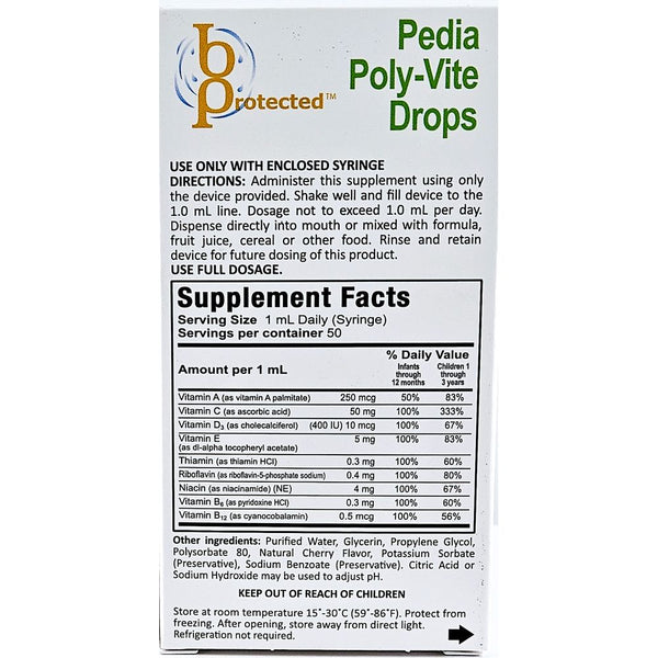 Poly-Vite Drops | Multivitamin Supplement | Infants & Toddlers ...