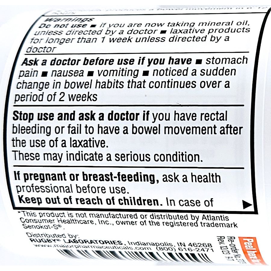 Senexon S | Docusate Sodium | 50 mg - Hargraves Online Healthcare