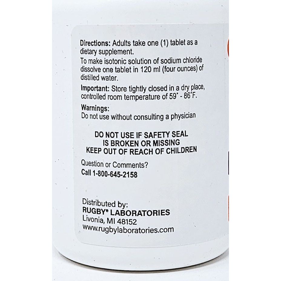 Sodium Chloride Tablet | Normal Salt Tablets - Hargraves Online Healthcare