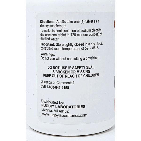 Sodium Chloride Tablet | Normal Salt Tablets - Hargraves Online Healthcare