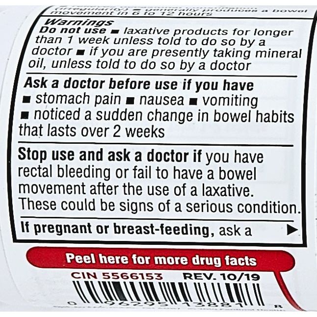 Stimulant Laxative | Stool Softener | Docusate Sodium - Hargraves ...