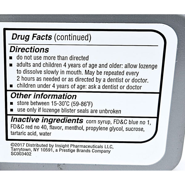 Sucrets | Sore Throat | Cough Lozenges - Hargraves Online Healthcare