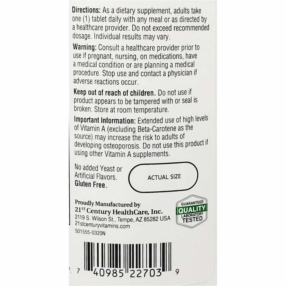 Multivitamin | For Seniors |Sentry - Hargraves Online Healthcare