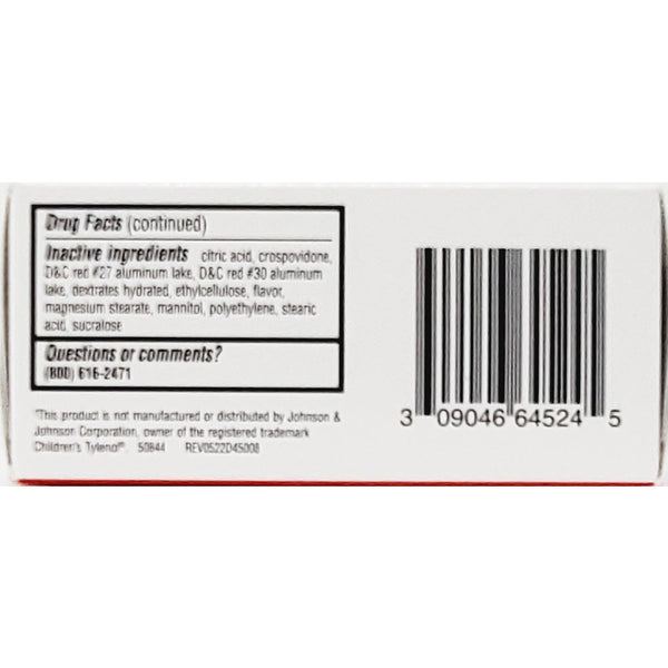 Children's Acetaminophen | 160 mg | Chewable Tablets - Hargraves Online ...