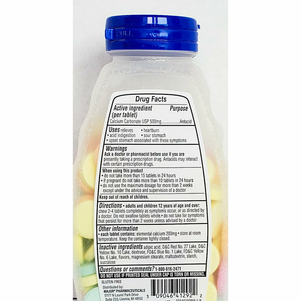 Antacid Tablets | Calcium Carbonate | Heartburn Relief - Hargraves ...
