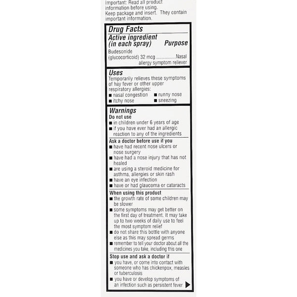 Budesonide Nasal Spray | For Allergy Symptoms | Hay Fever Relief ...