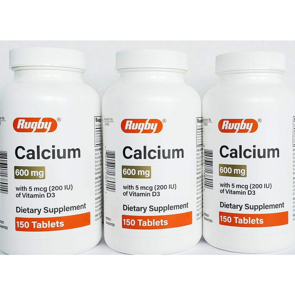 Calcium 600 mg with D3 | 150 Tablets - Hargraves Online Healthcare