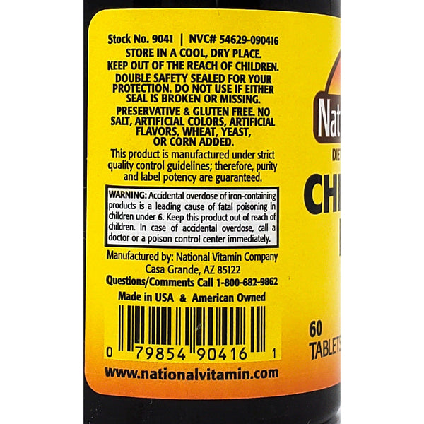 Chewable Iron | Nature's Blend | Iron Supplement - Hargraves Online ...