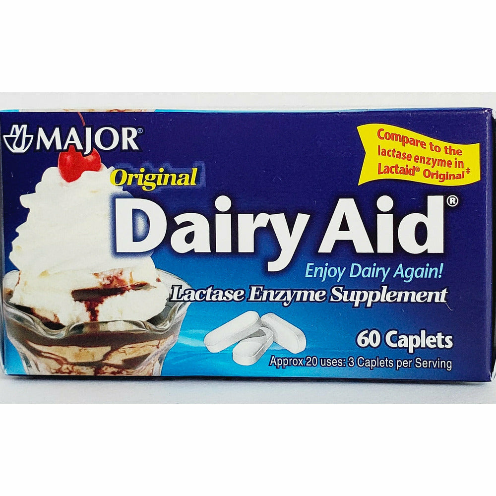 Dairy Aid | Lactase Enzyme Supplement - Hargraves Online Healthcare