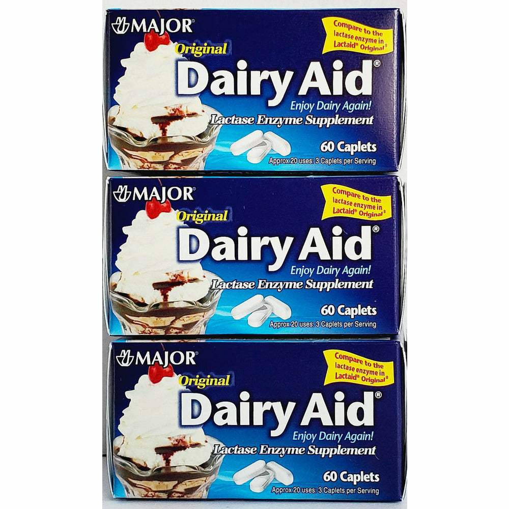 Dairy Aid | Lactase Enzyme Supplement - Hargraves Online Healthcare
