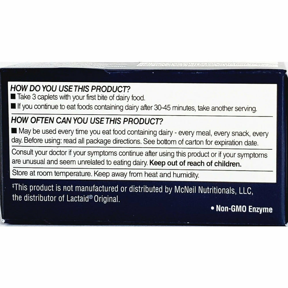Dairy Aid | Lactase Enzyme Supplement - Hargraves Online Healthcare