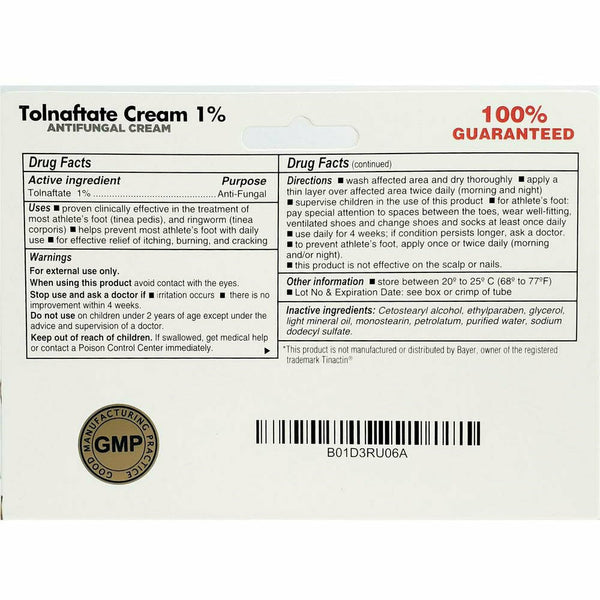 Tolnaftate Cream 1% | Antifungal - Hargraves Online Healthcare