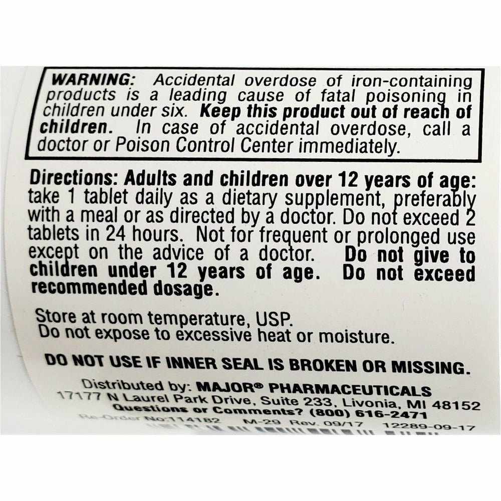 FeroSul | Ferrous Sulfate | 65 mg - Hargraves Online Healthcare
