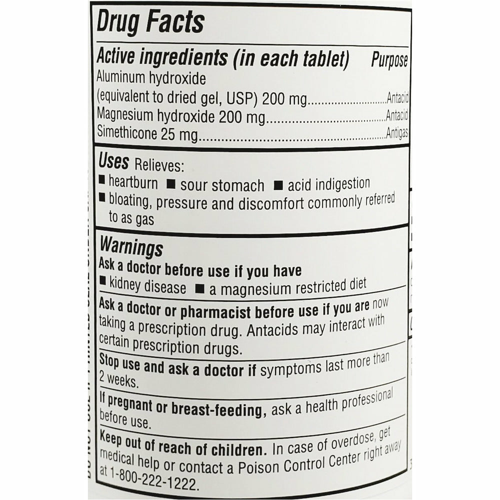 Mintox Plus Tabs, by Major 100 Tablets (Lemon Mint Flavor) - Hargraves ...