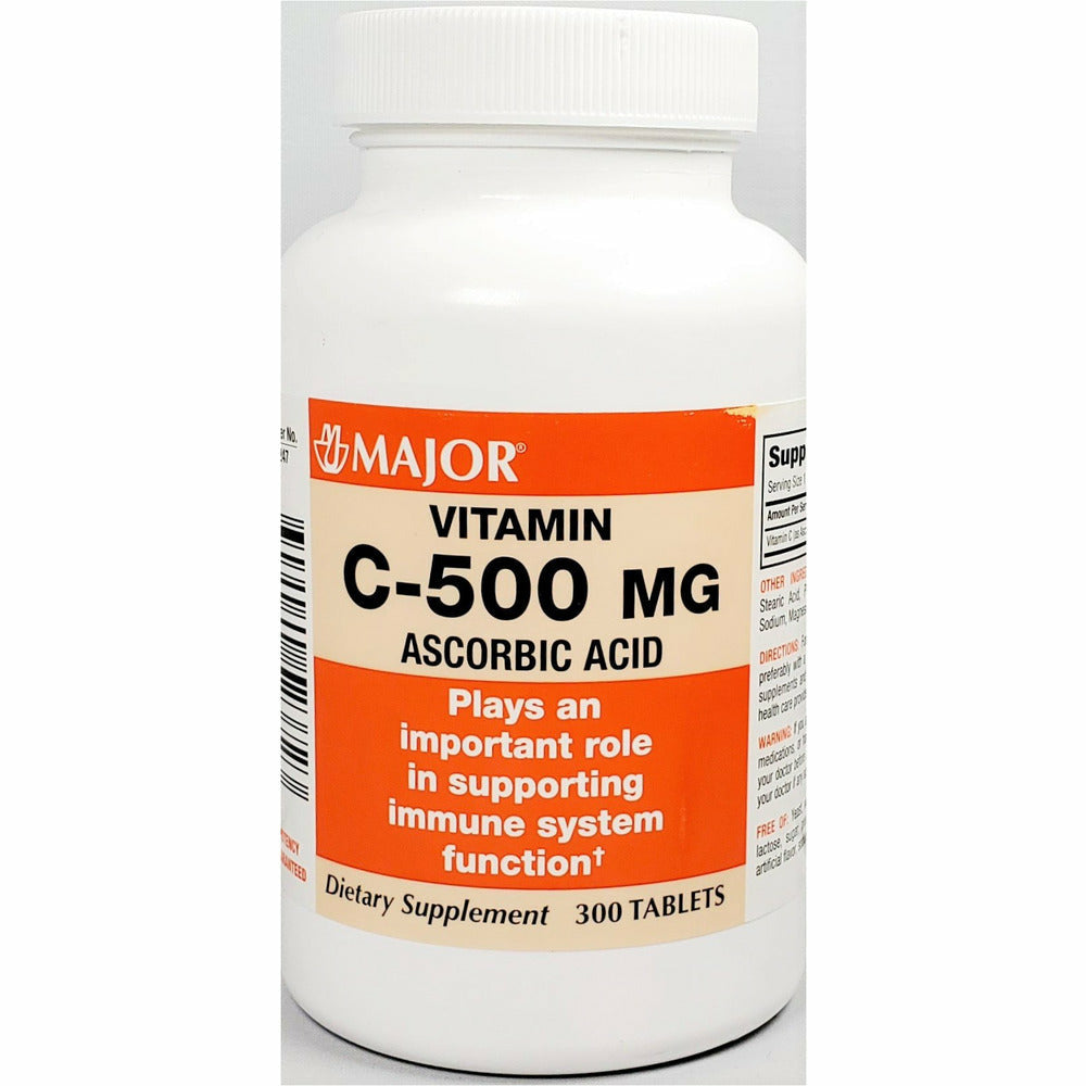 Vitamin C 500 mg 300 Tablets by Major - Hargraves Online Healthcare