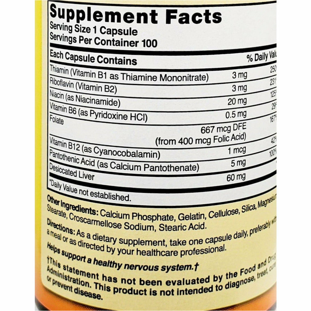 B-Complex | 100 Capsules - Hargraves Online Healthcare