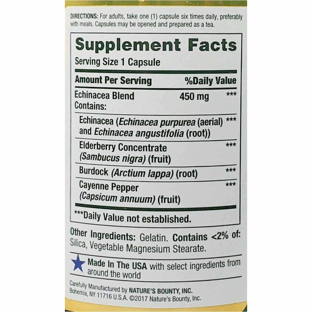 Echinacea Complex 450 mg | 100 Capsules | Immune System - Hargraves ...