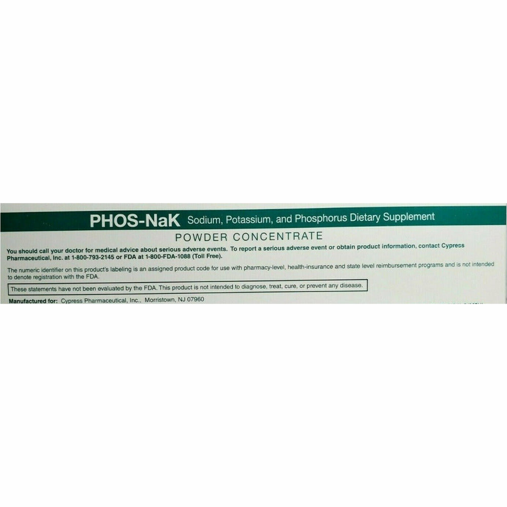 PHOS-Nak | Powder Concentrate | 100 Packets - Hargraves Online Healthcare