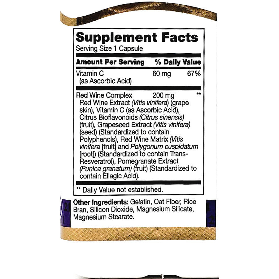 Resveratrol Red Wine Extract | Antioxidant Support - Hargraves Online ...