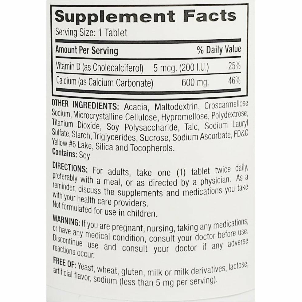 Calcium | 600 mg |with D3 - Hargraves Online Healthcare