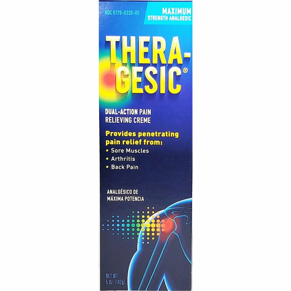 Theragesic Pain Relieving Cream, 5 oz Each (1 or 3 Pack) - Hargraves ...