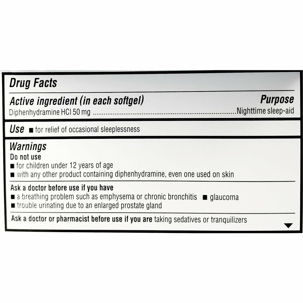 Unisom Sleep Gels, 50 mg 32 Softgels - Hargraves Online Healthcare