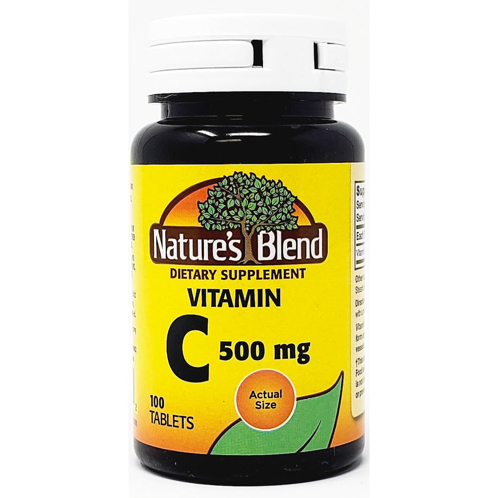 Vitamin C 500 mg | Made in the USA | Nature's Blend - Hargraves Online ...