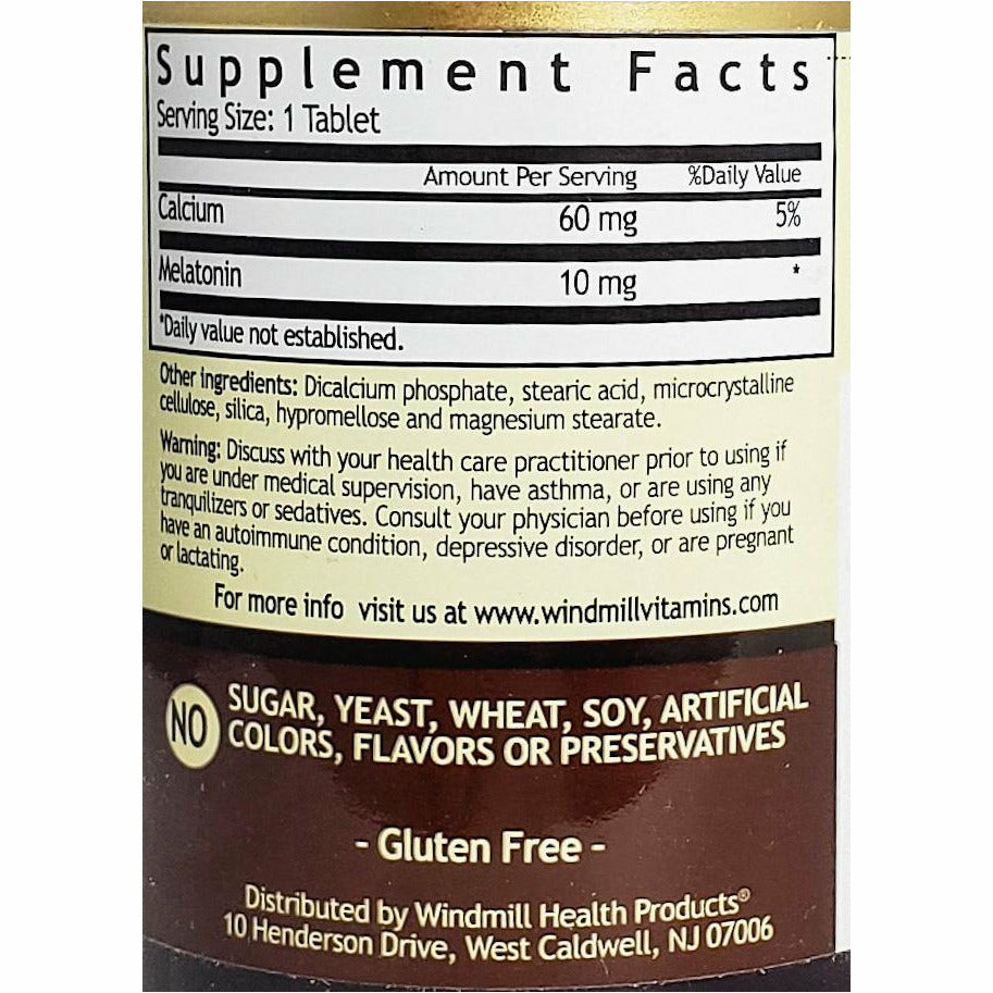 Melatonin | 10 mg | Timed Release - Hargraves Online Healthcare