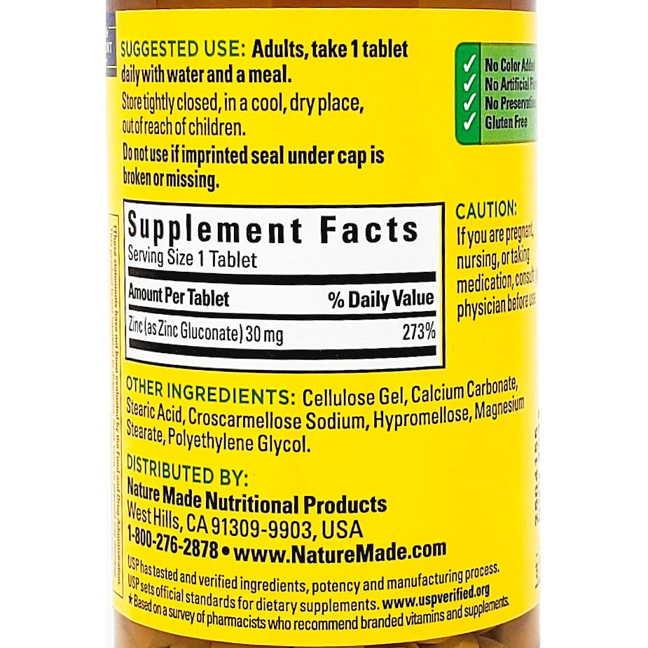 Zinc | 30 mg | Immune Support - Hargraves Online Healthcare